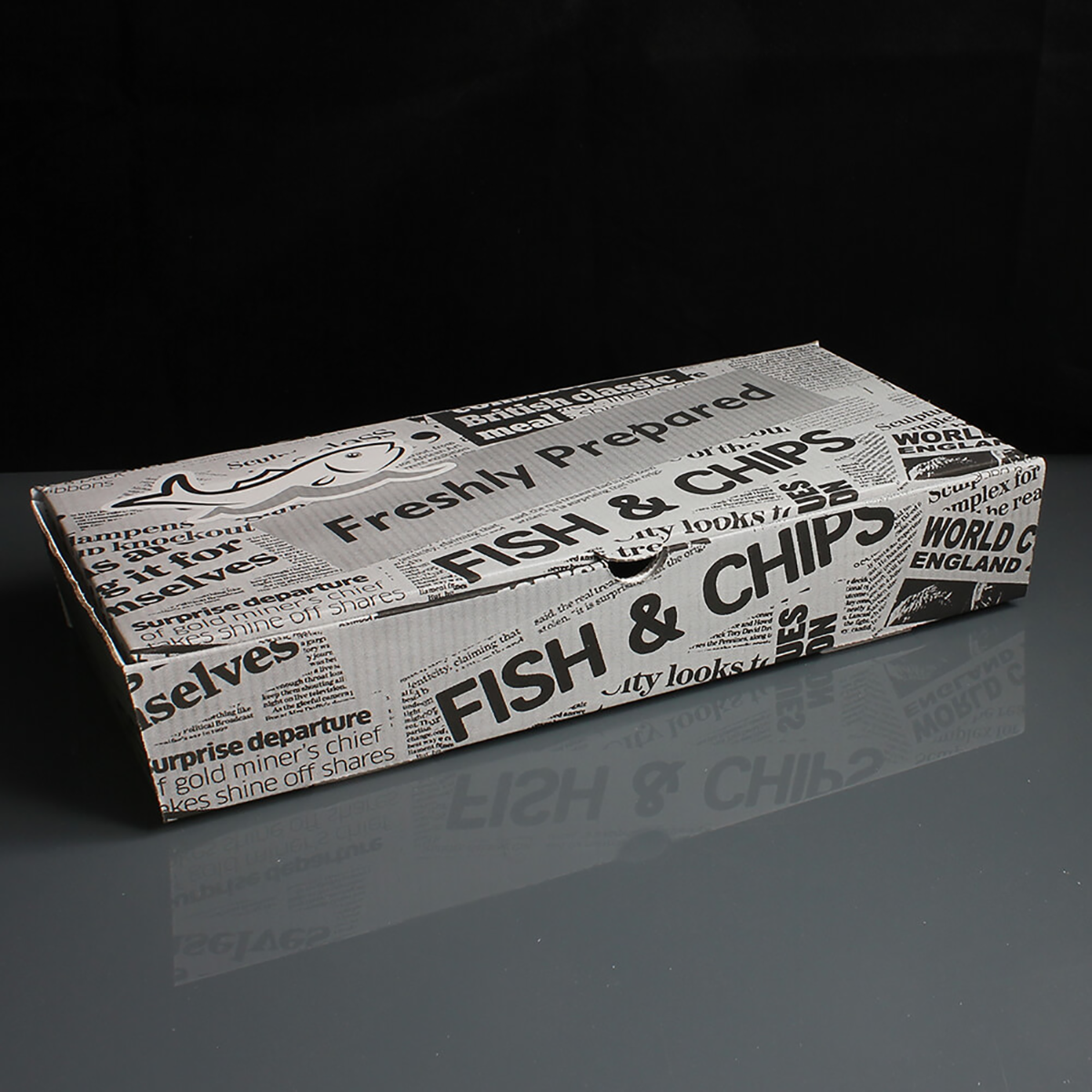Wholesale Custom Medium Fish Chip Box : Dodo Packaging